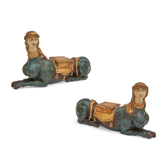 Italian School, 19th Century | Sphinx form stands 18th/19th century ...
