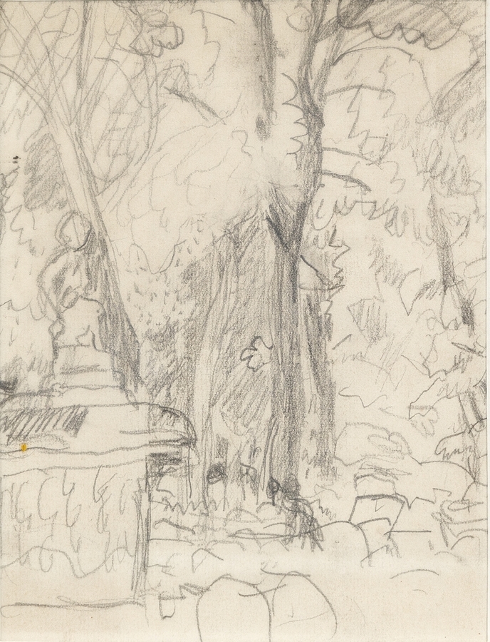 Pierre Bonnard | Le jardin public (Circa 1910) | MutualArt