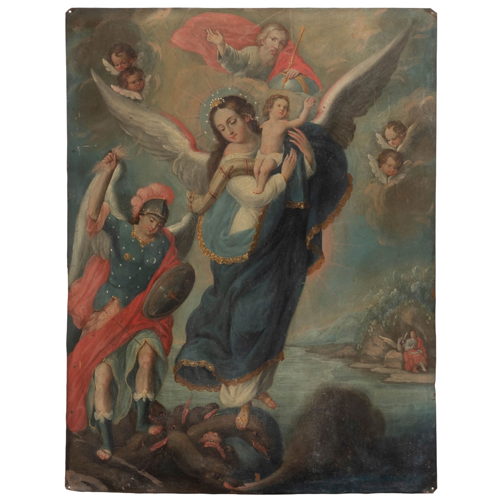 Mexican School, 18th Century | VIRGEN DEL APOCALIPSIS | MutualArt