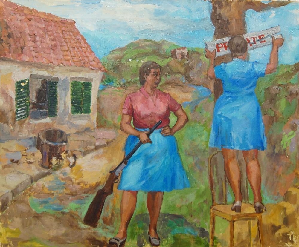 James P. Power | Three scenes | MutualArt