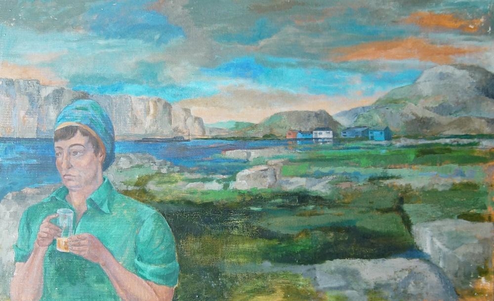 James P. Power | Woman in Falkland Islands (1982) | MutualArt