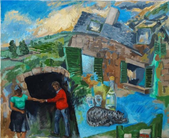 James P. Power | Woman in Falkland Islands (1982) | MutualArt