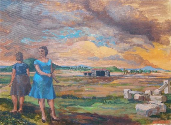 James P. Power | Woman in Auvergne (1978) | MutualArt