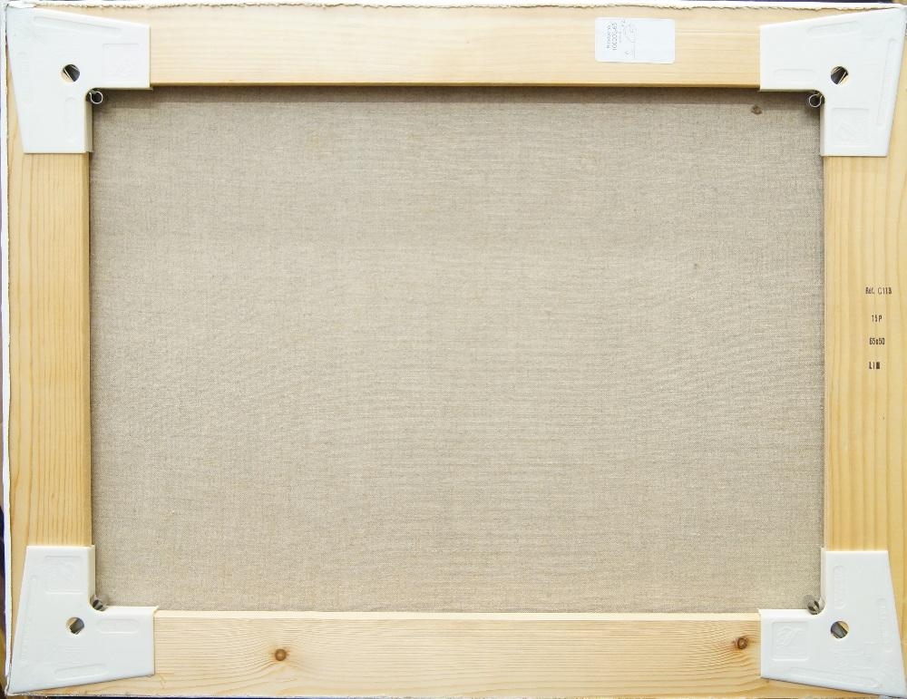 James P. Power | Women in red with bottle and laundry (1984) | MutualArt