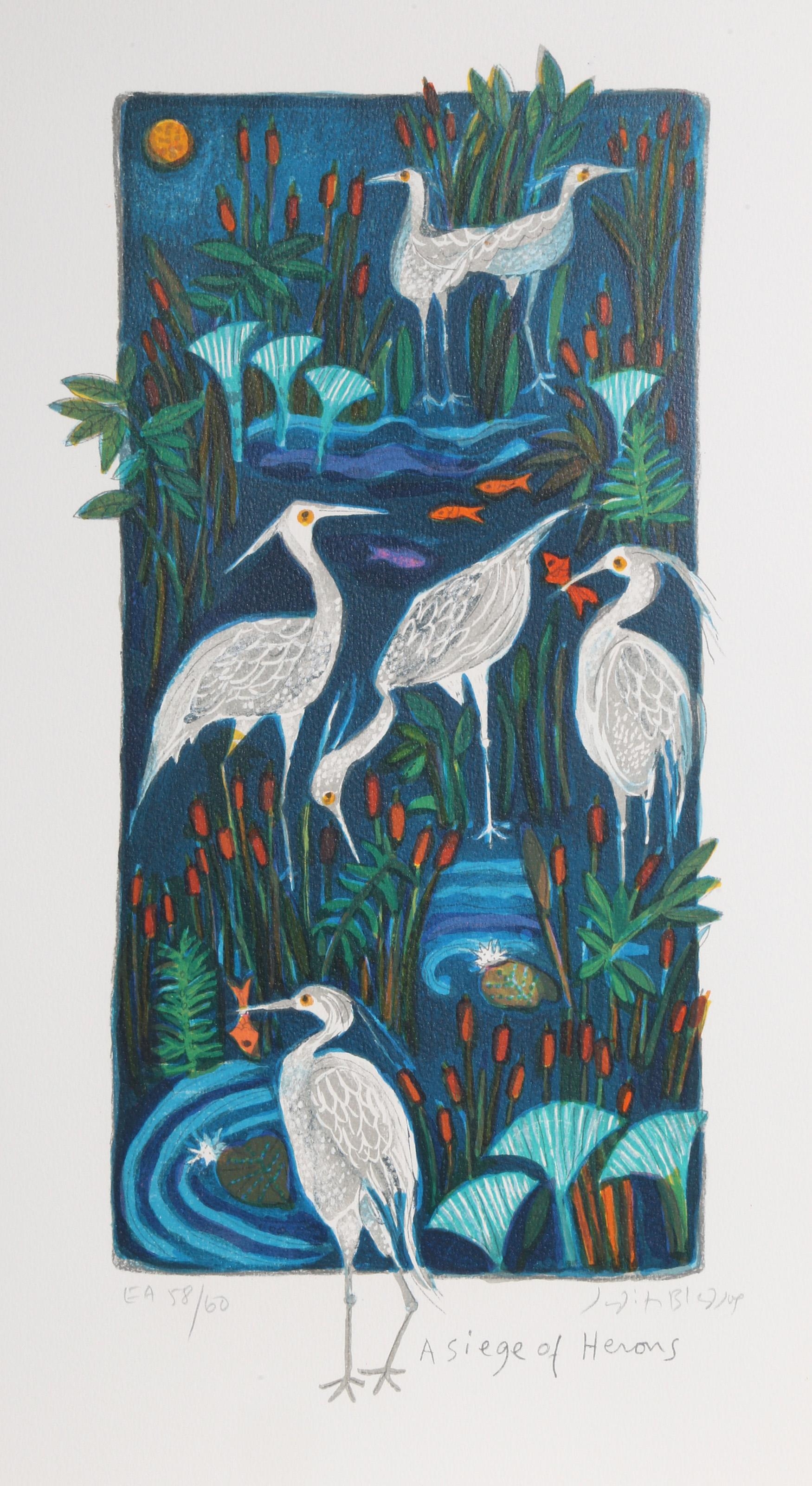 Judith Bledsoe | A Siege of Herons (Circa 1974) | MutualArt
