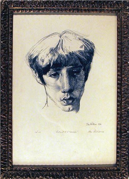 Stan Phillips | Portrait of a teenager (1966) | MutualArt