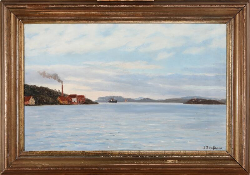 Louise Bonfils | “Aftenstemning. Stavanger Fjord” (1909) | MutualArt