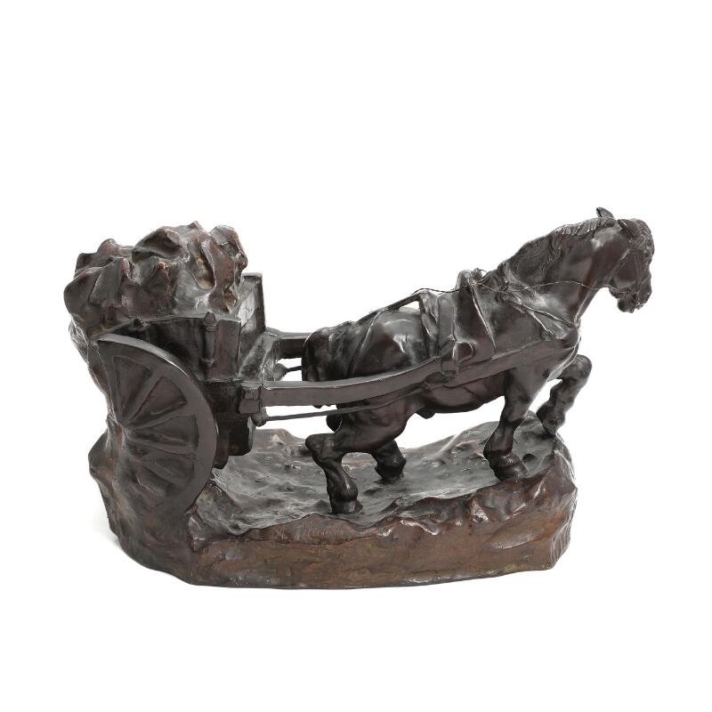 Antonio Guidotti | A hard working horse and a farmer | MutualArt