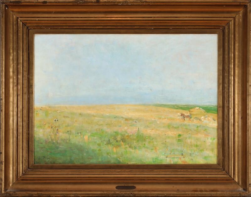 Julius Paulsen | Field landscape (1929) | MutualArt