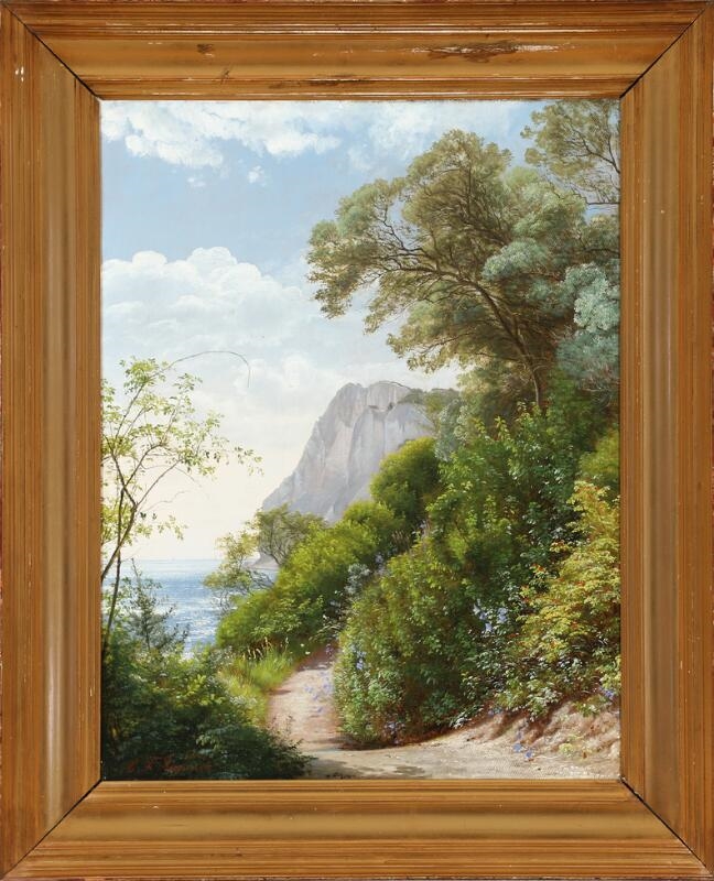 Carl Frederik Aagaard | A summer day at Møns Klint | MutualArt