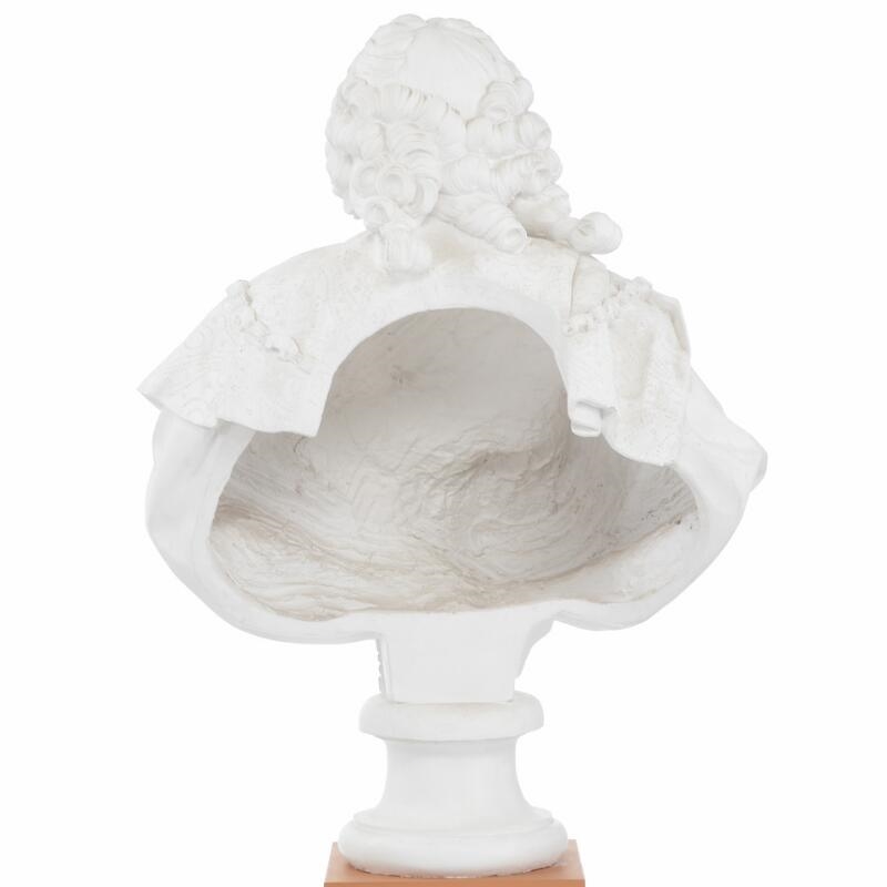 Jacques-Francois-Joseph Saly | Plaster bust of count Adam Gottlob ...