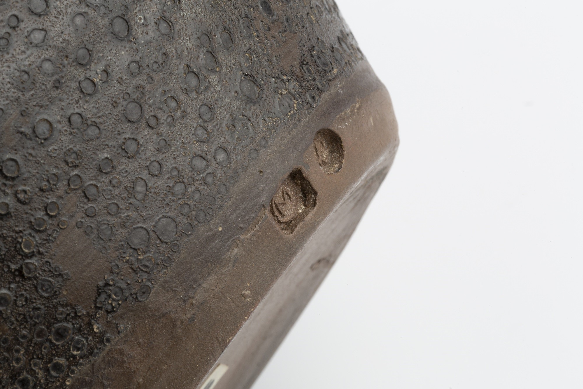 Michael Cardew | Large vase dark bands of glaze with honey coloured ...