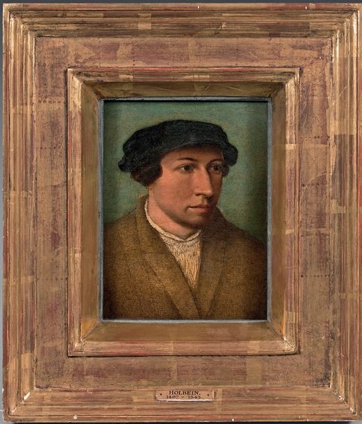 Hans Holbein the Younger | Portrait of a man with a hat Panel | MutualArt
