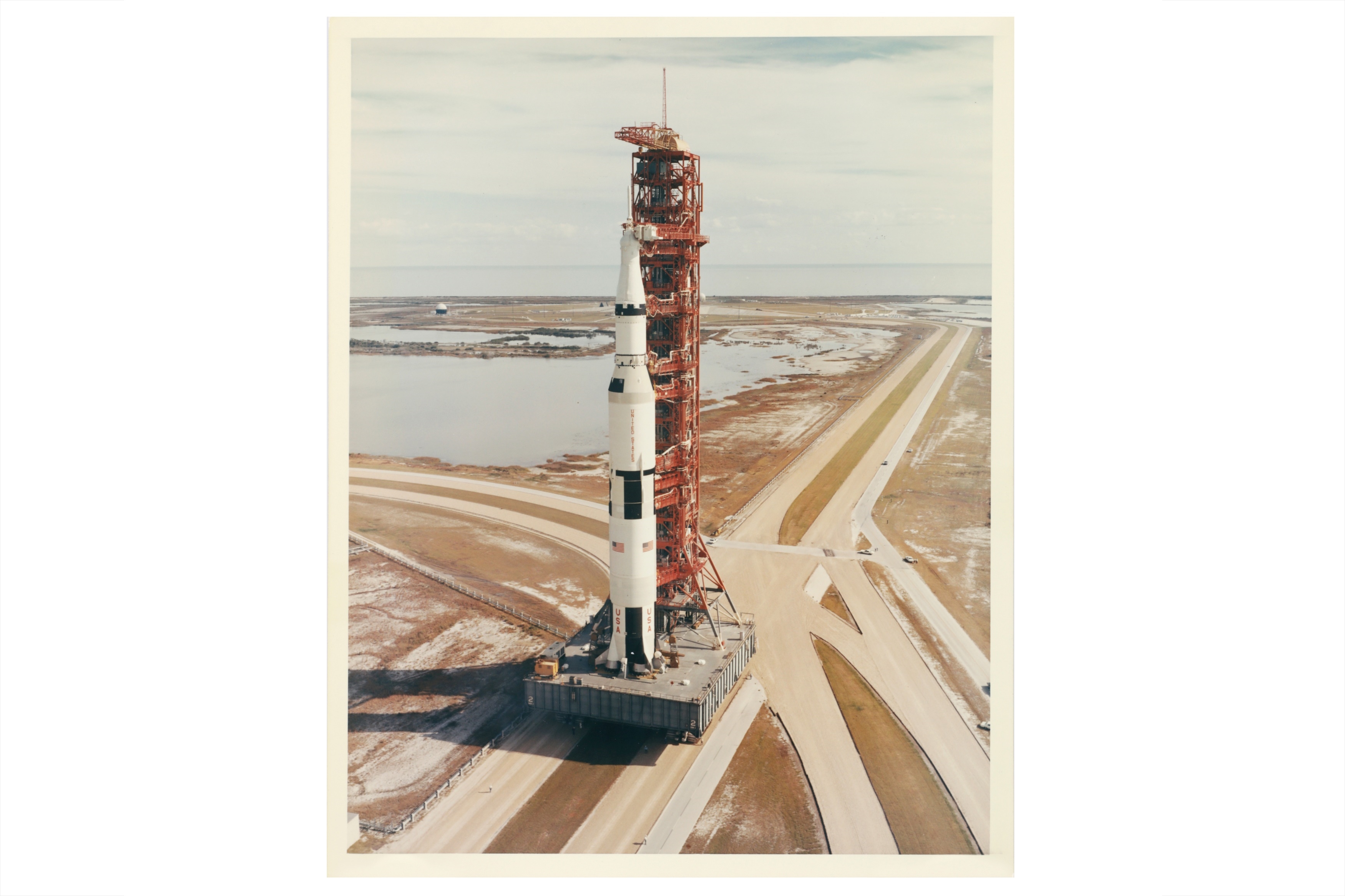 NASA | Apollo 14 Saturn V Rollout from VAB to Pad 39A | MutualArt