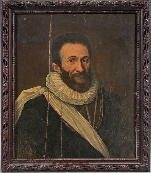 French School, 17th Century | Portrait of a man with a ruff Oak panel ...