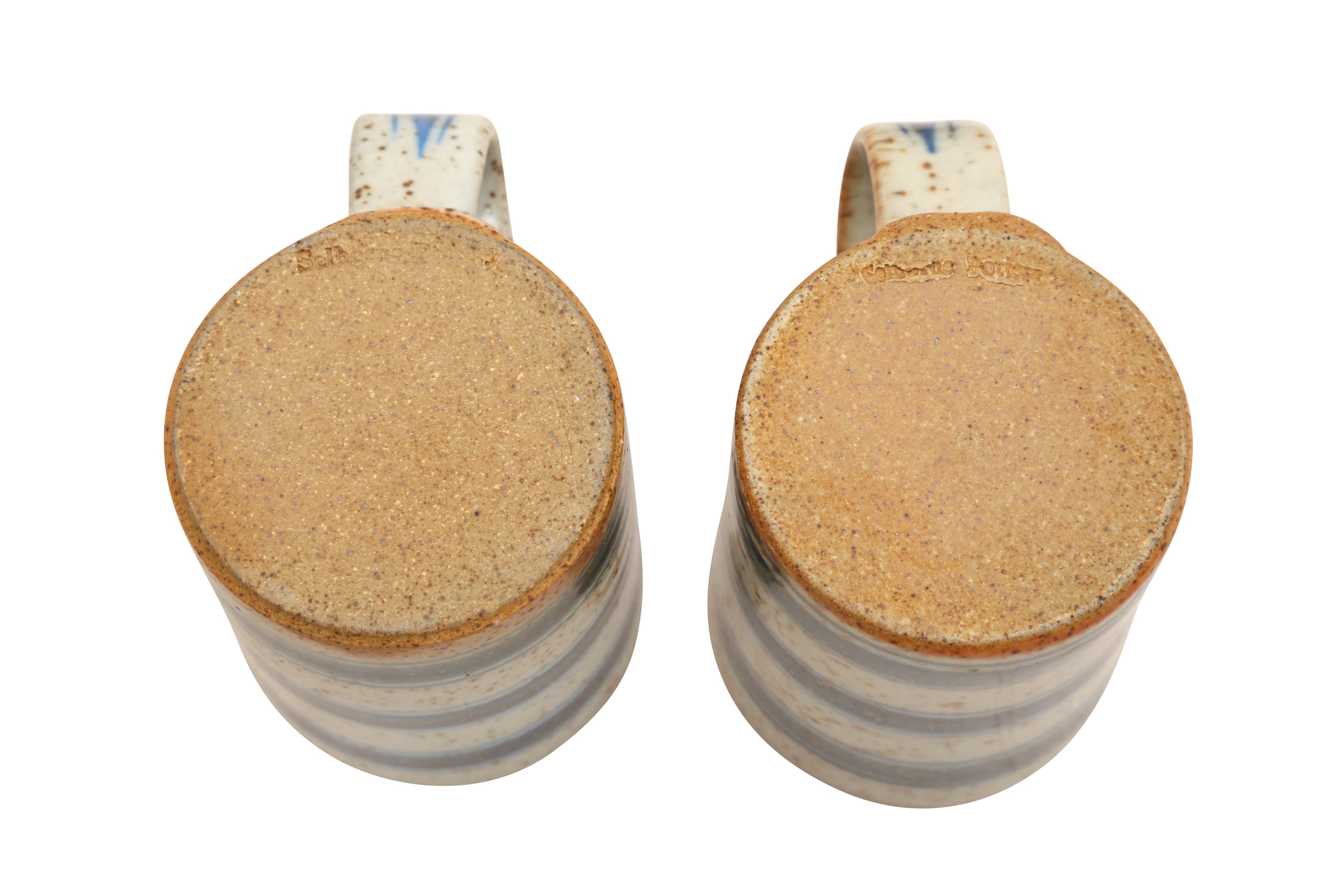Robert Goldsmith | A stoneware lamp base and two coffee cans | MutualArt