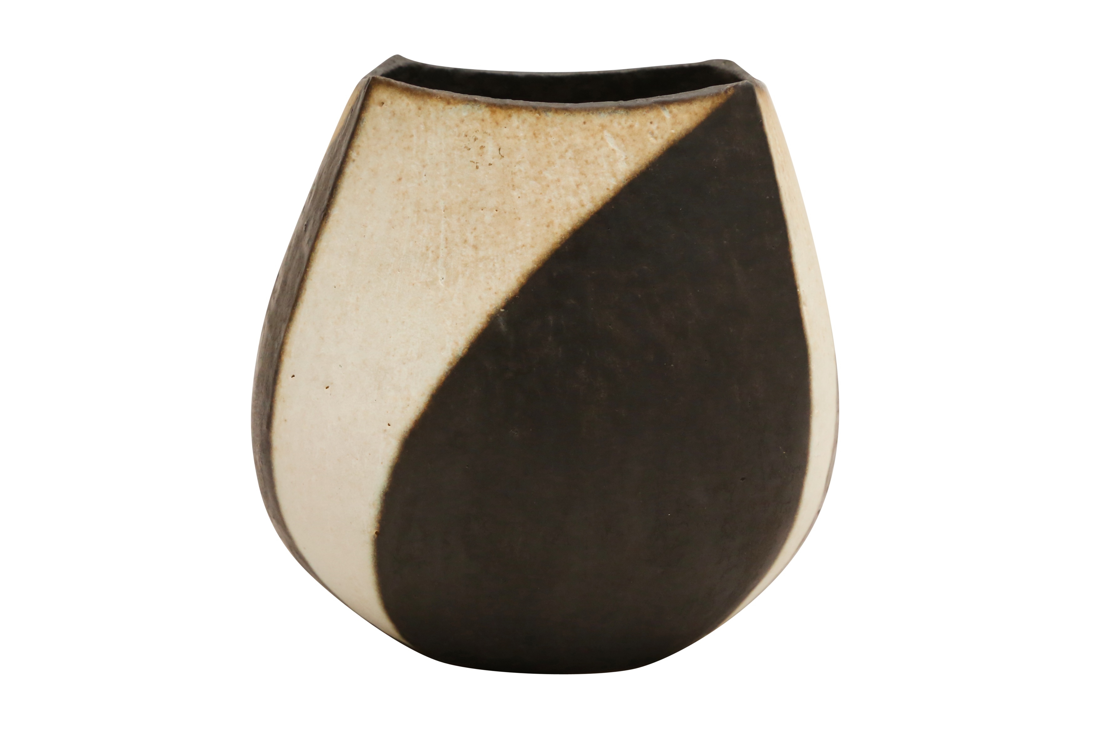 John Ward | A studio pottery hand built stoneware vase (1985) | MutualArt