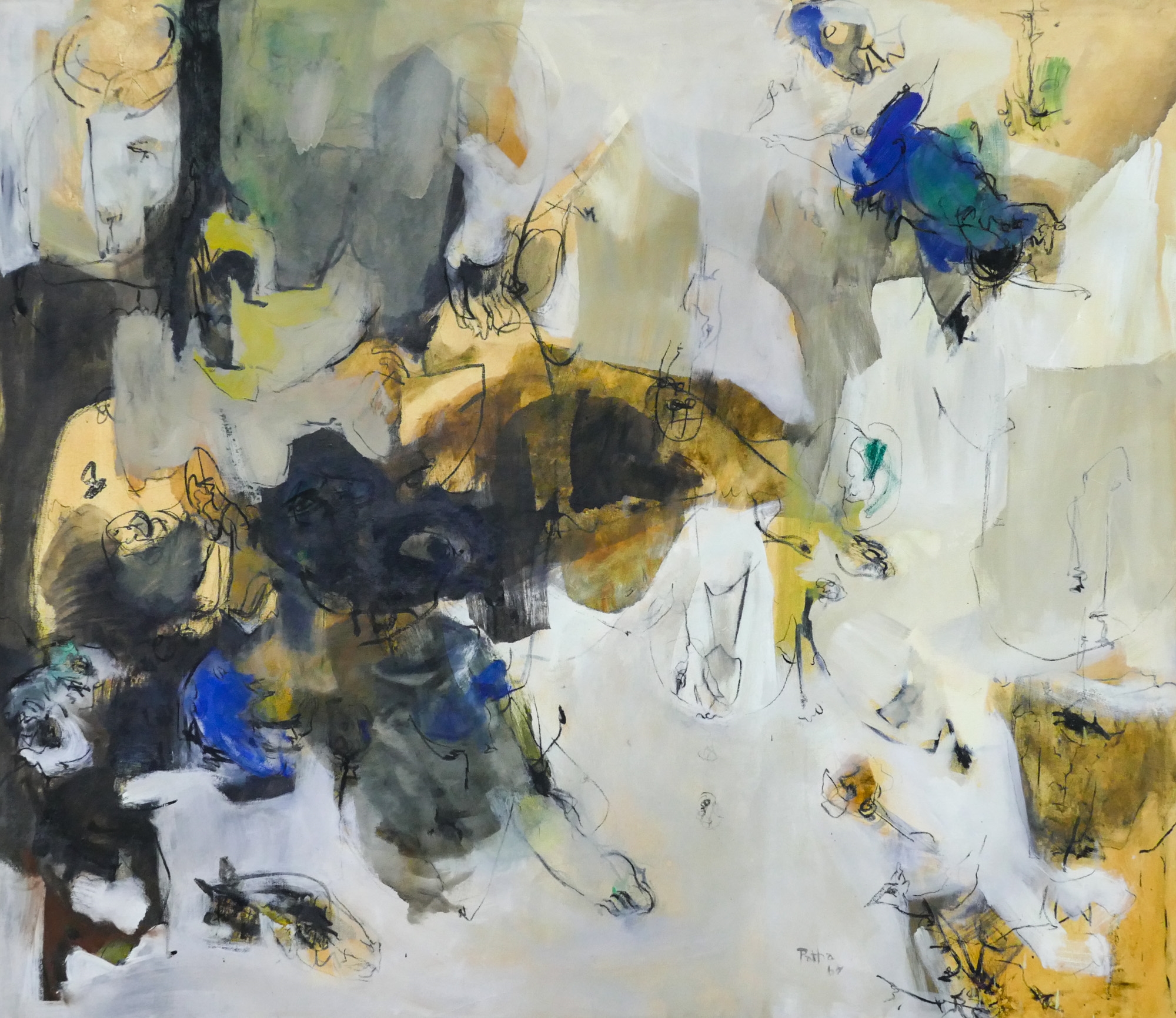 Camille Patha | Camille Patha ''Allegory'' 1967 Oil on Canvas (1967 ...