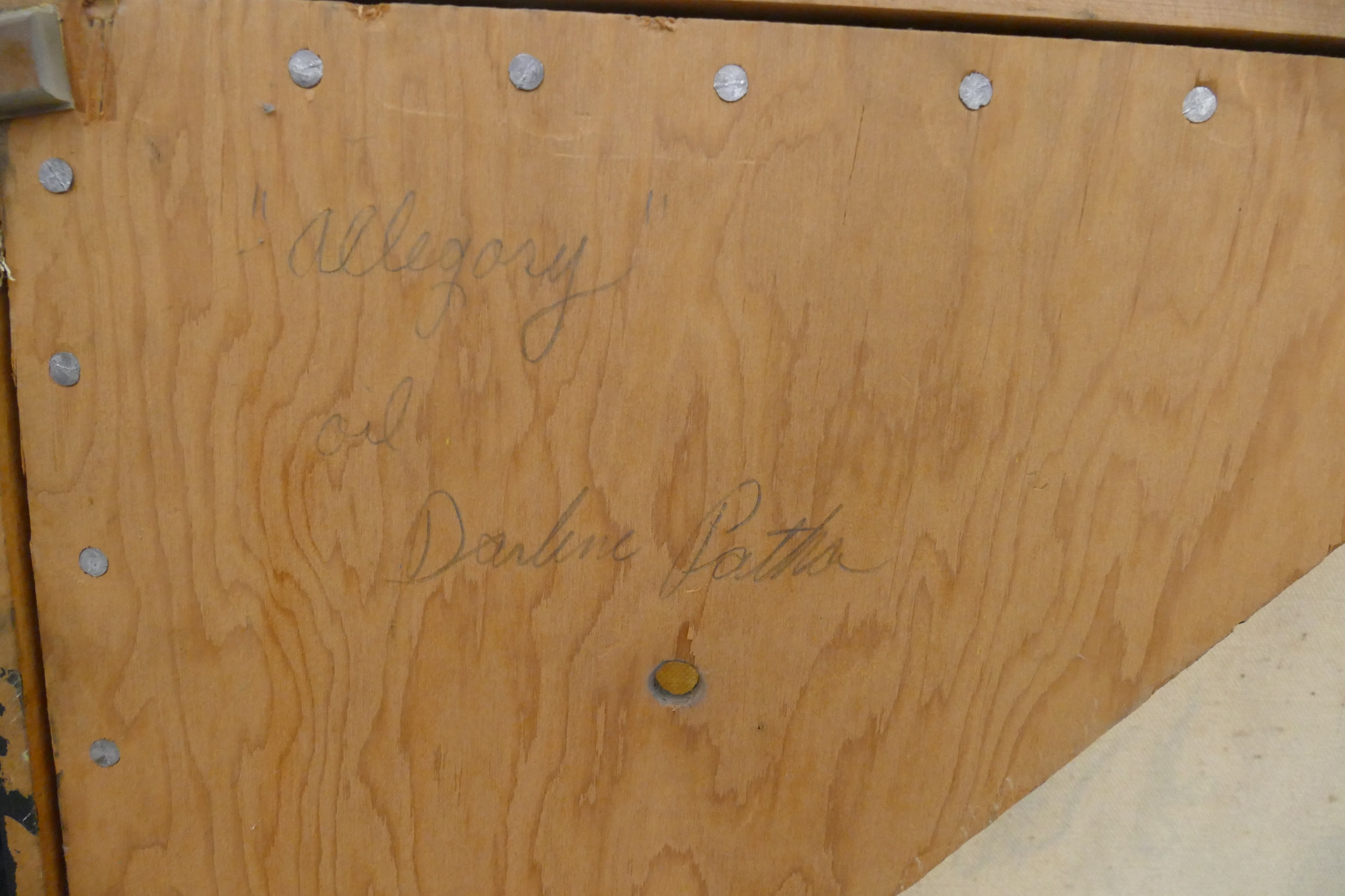 Camille Patha | Camille Patha ''Allegory'' 1967 Oil on Canvas (1967 ...