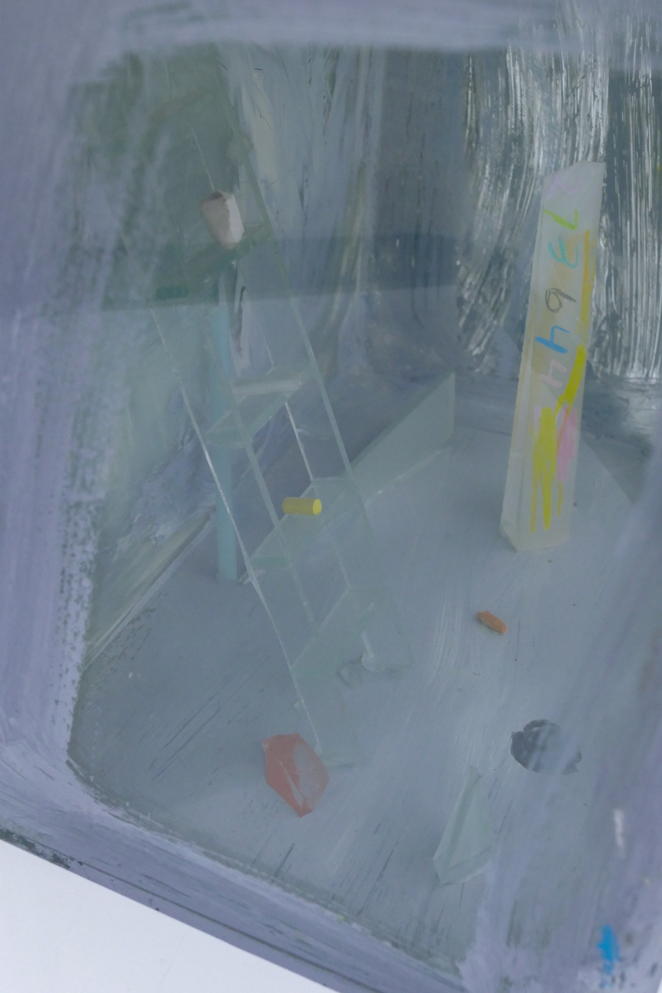 Therman Statom | Therman Statom ''Ladder House'' 1990's Painted Glass ...