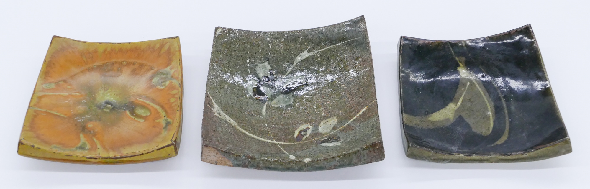 David Shaner | 3pc David Shaner Archie Bray Slabs Stoneware | MutualArt