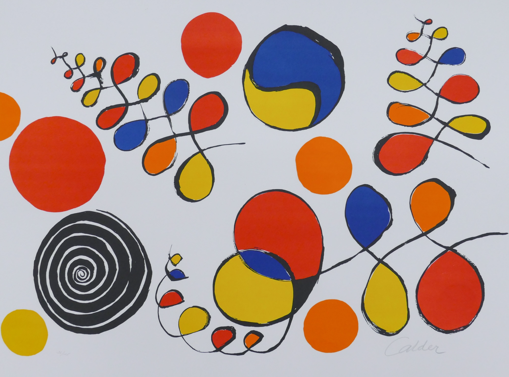 Alexander Calder | Alexander Calder ''Floating Helix'' 1976 Color Litho ...