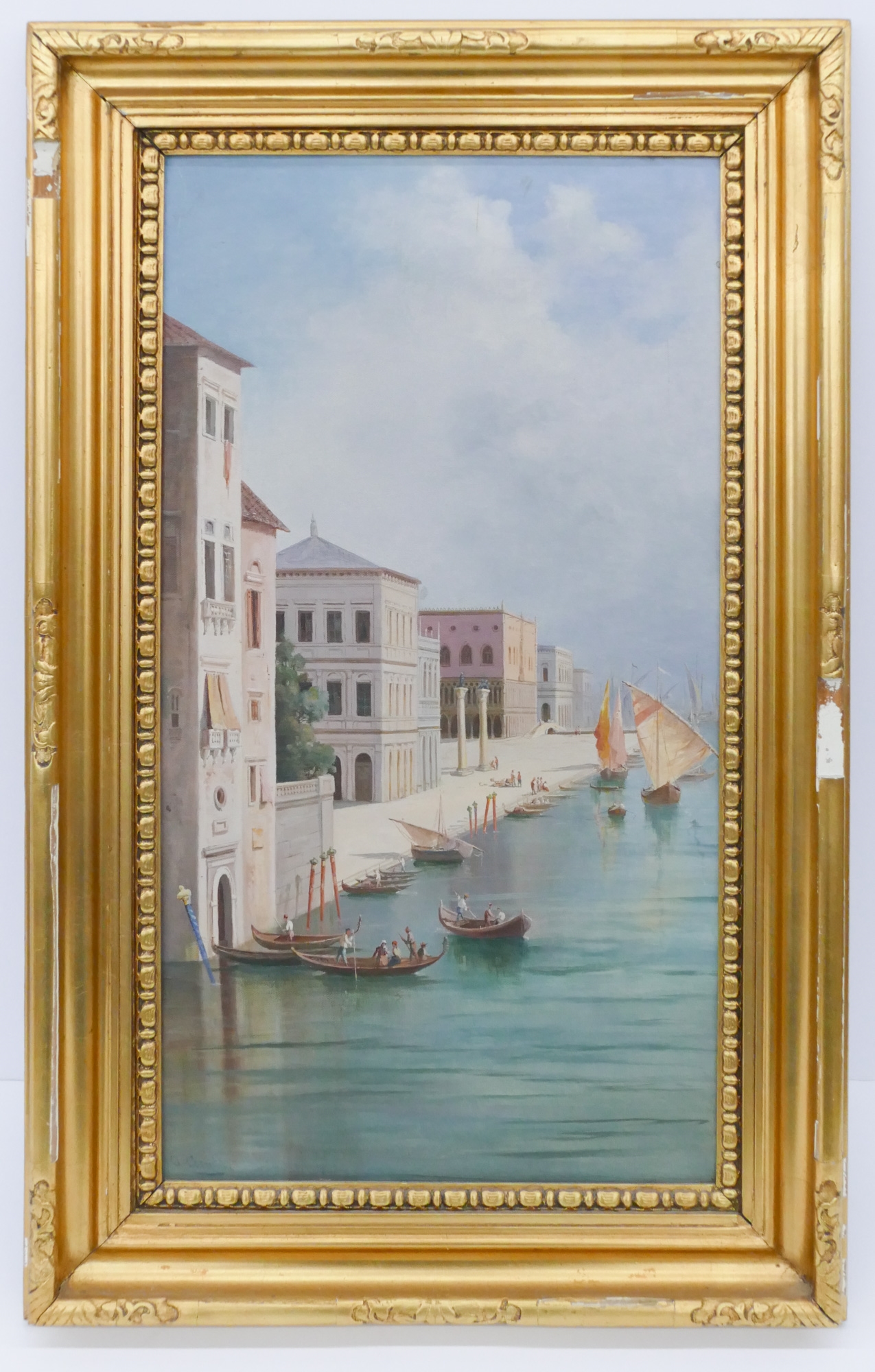 Andrea Cherubini | Andrea Cherubini ''View of Venice'' Oil on Canvas | MutualArt