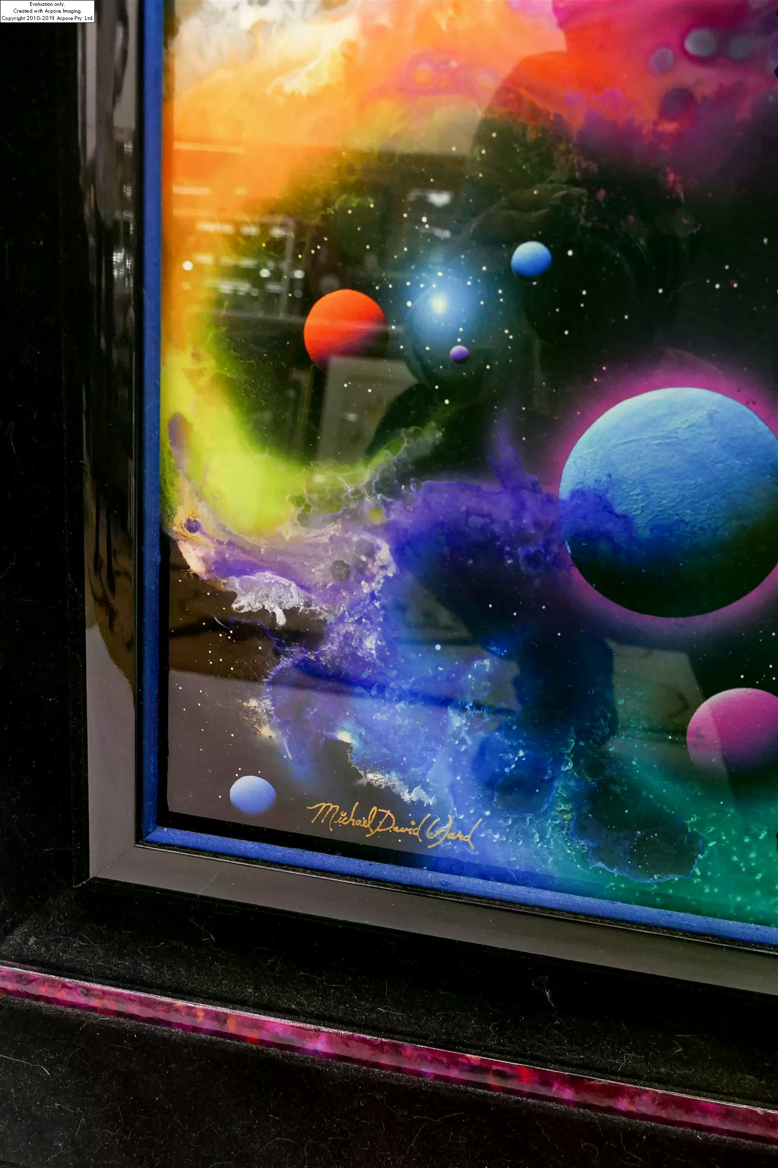 Michael David Ward | Michael David Ward ''Veil to Fire'' Mixed Media ...