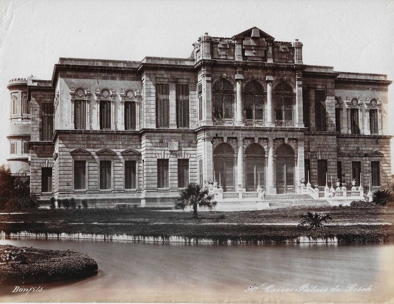 Félix Bonfils | Cairo - Palace of Giza Photograph on albumen paper ...