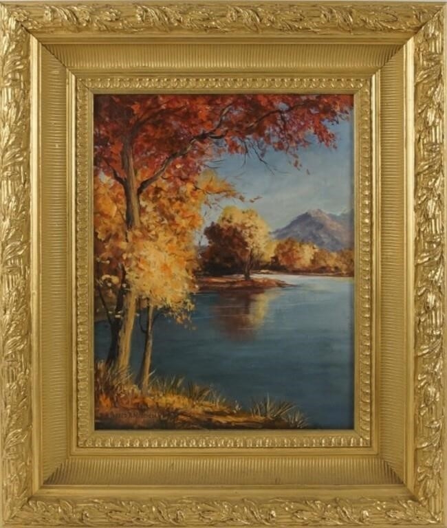 Alfred R. Mitchell | landscape w lake | MutualArt