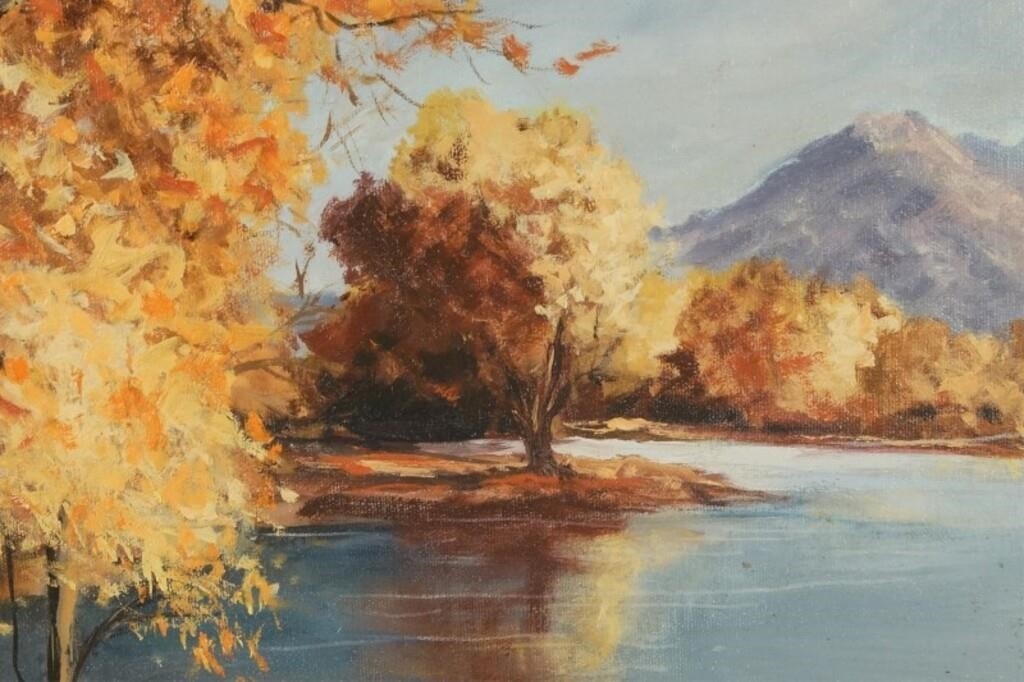 Alfred R. Mitchell | landscape w lake | MutualArt