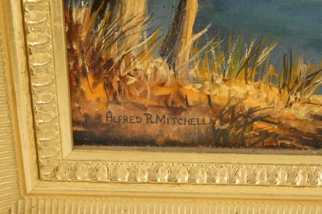 Alfred R. Mitchell | landscape w lake | MutualArt