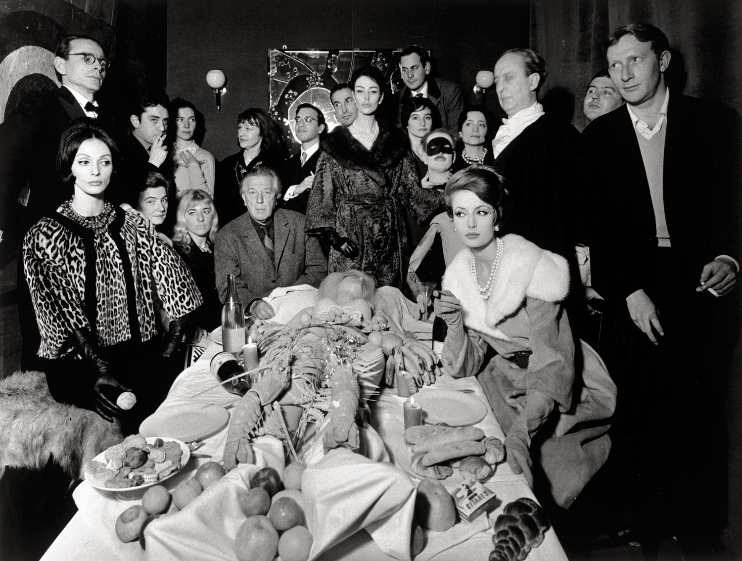 William Klein | Surrealist Group and Models, Paris (1960) | MutualArt