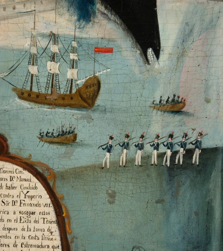 Colonial School, 19th Century | Portrait of Lieutenant colonel Manuel ...