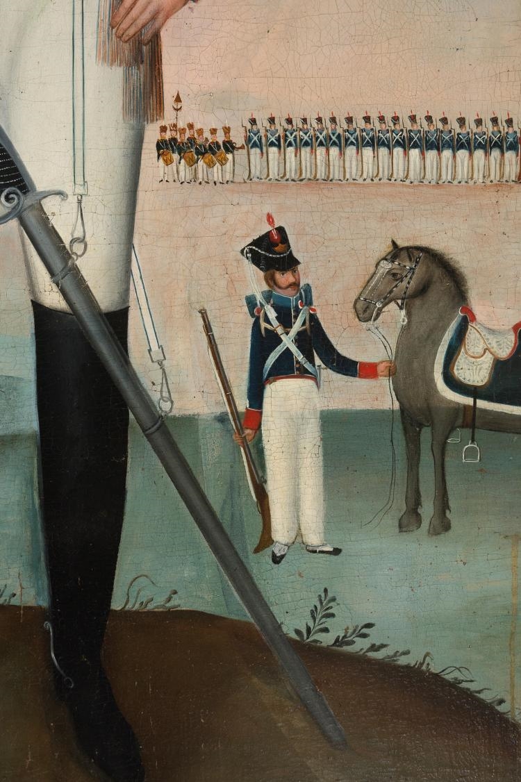 Colonial School, 19th Century | Portrait of Lieutenant colonel Manuel ...
