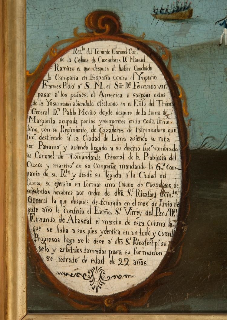 Colonial School, 19th Century | Portrait of Lieutenant colonel Manuel ...