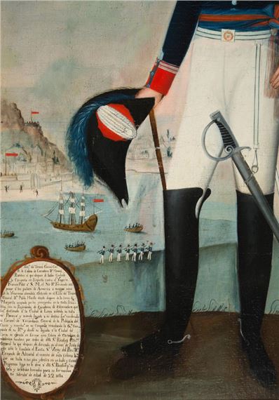 Colonial School, 19th Century | Portrait of Lieutenant colonel Manuel ...