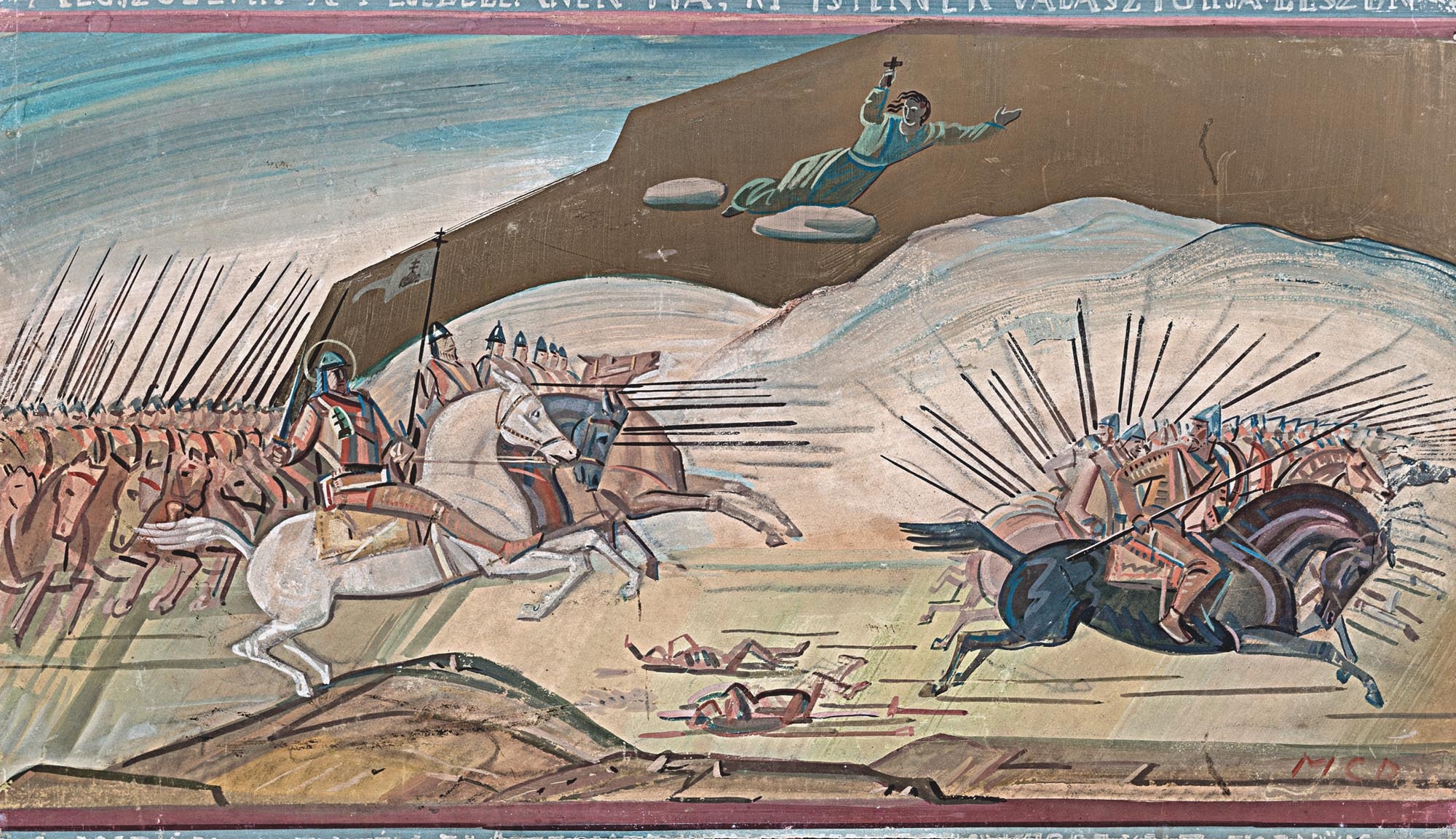 C. Pál Molnár | Breaking-down of Koppány (1938) | MutualArt