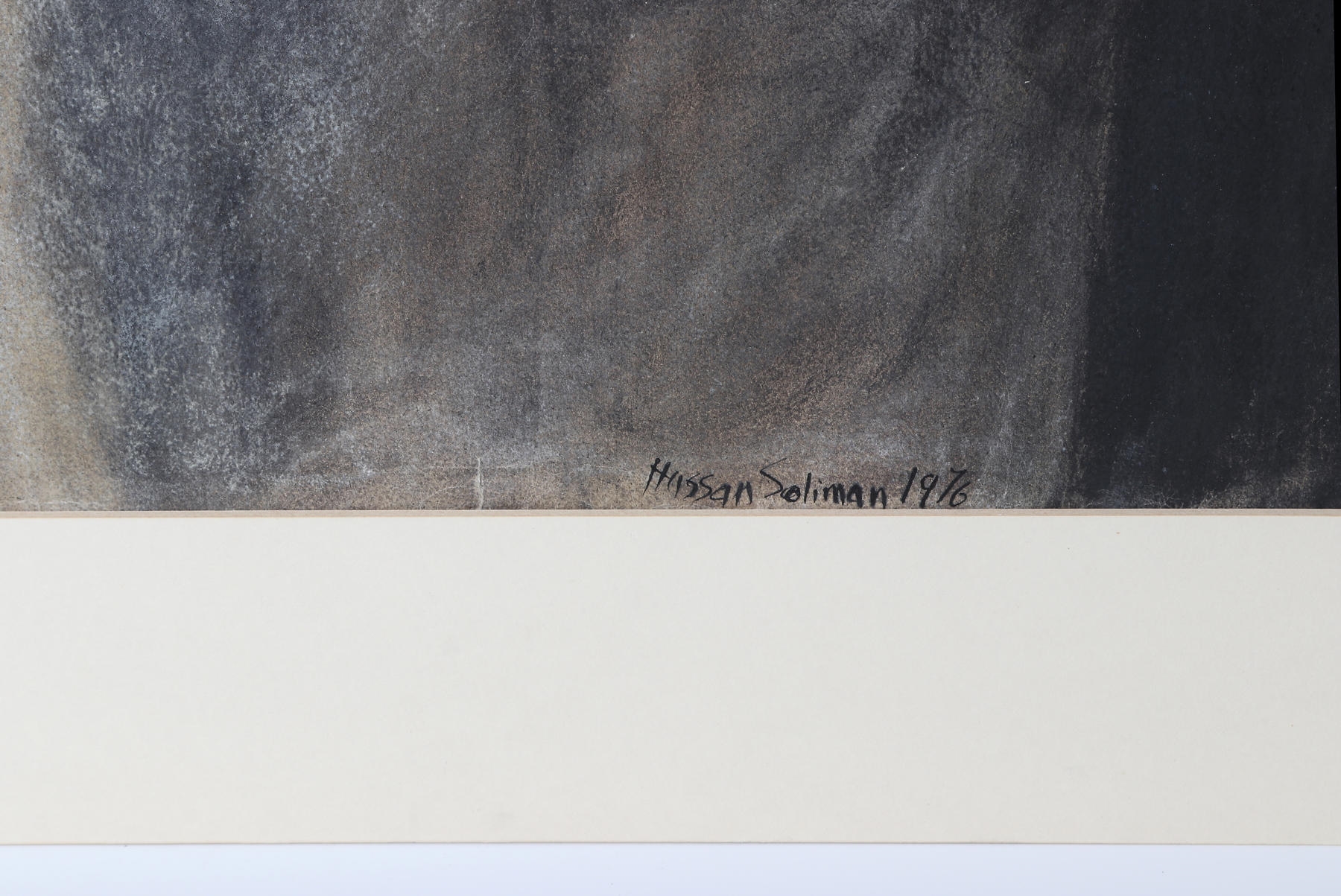 Hassan Soliman | Signerad och daterad 1976. Kvinnoporträtt. Dagmått ...