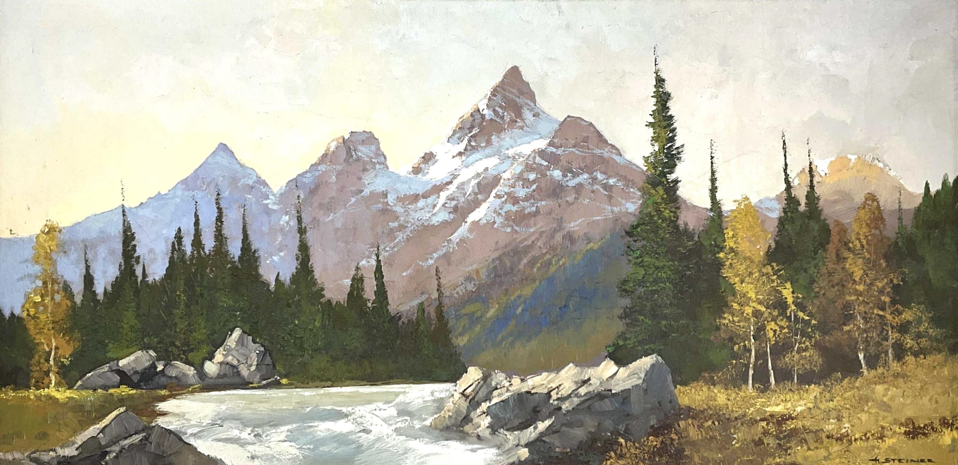 Hans Steiner | Hans Steiner Landscape Oil On Canvas | MutualArt