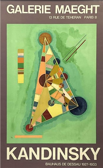 Wassily Kandinsky | Wassily Kandinsky Galerie Maeght Litho Poster ...