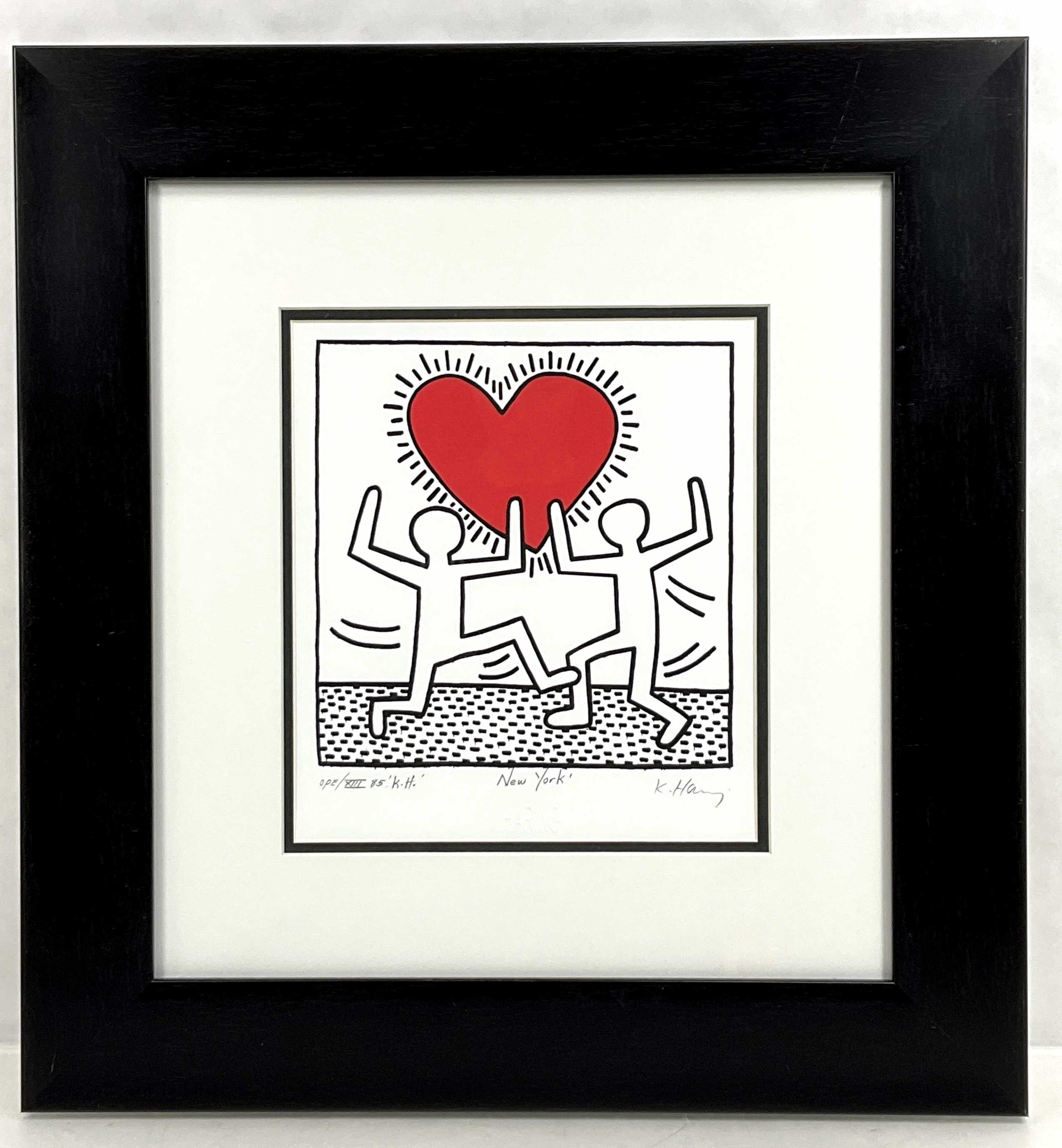 Keith Haring | Keith Haring Lithograph Signed In Plate | MutualArt