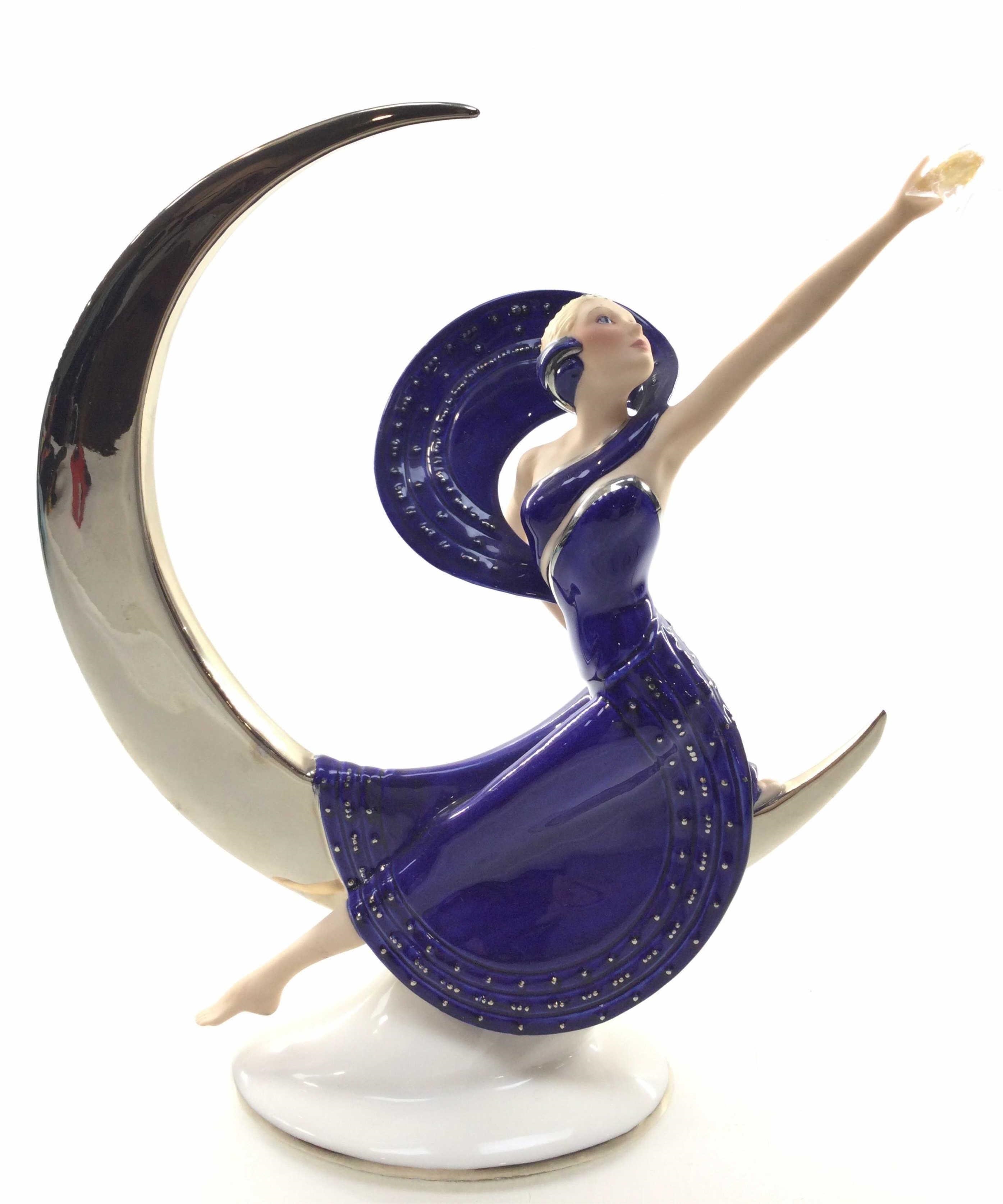 Franklin Mint | Franklin Mint Art Deco Porcelain Figurines | MutualArt