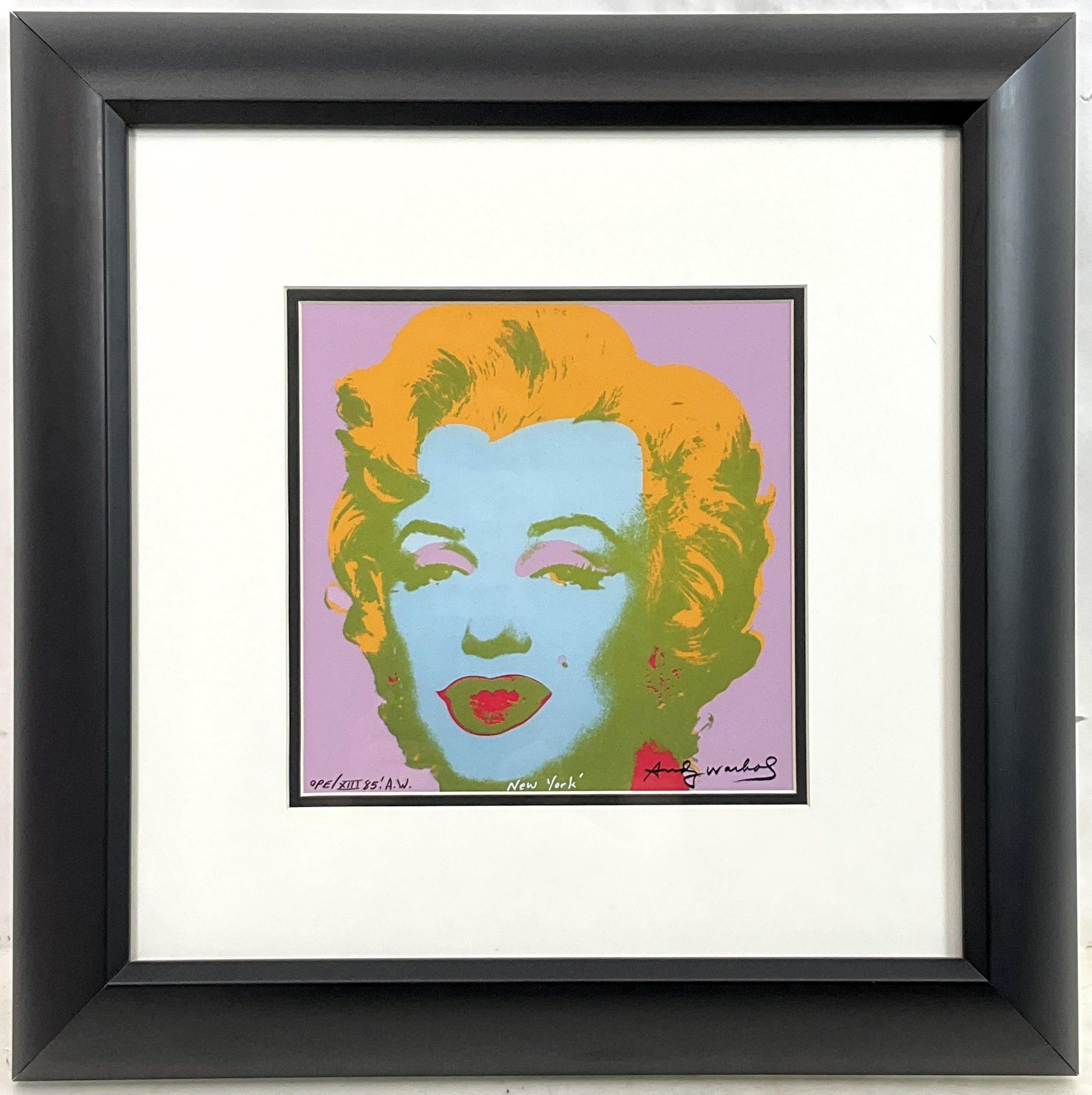 Andy Warhol | Andy Warhol Lithograph Signed In Plate | MutualArt