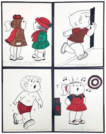 Bil Keane | Bil Keane Cartoons Blow-up By Wil Amyot | MutualArt