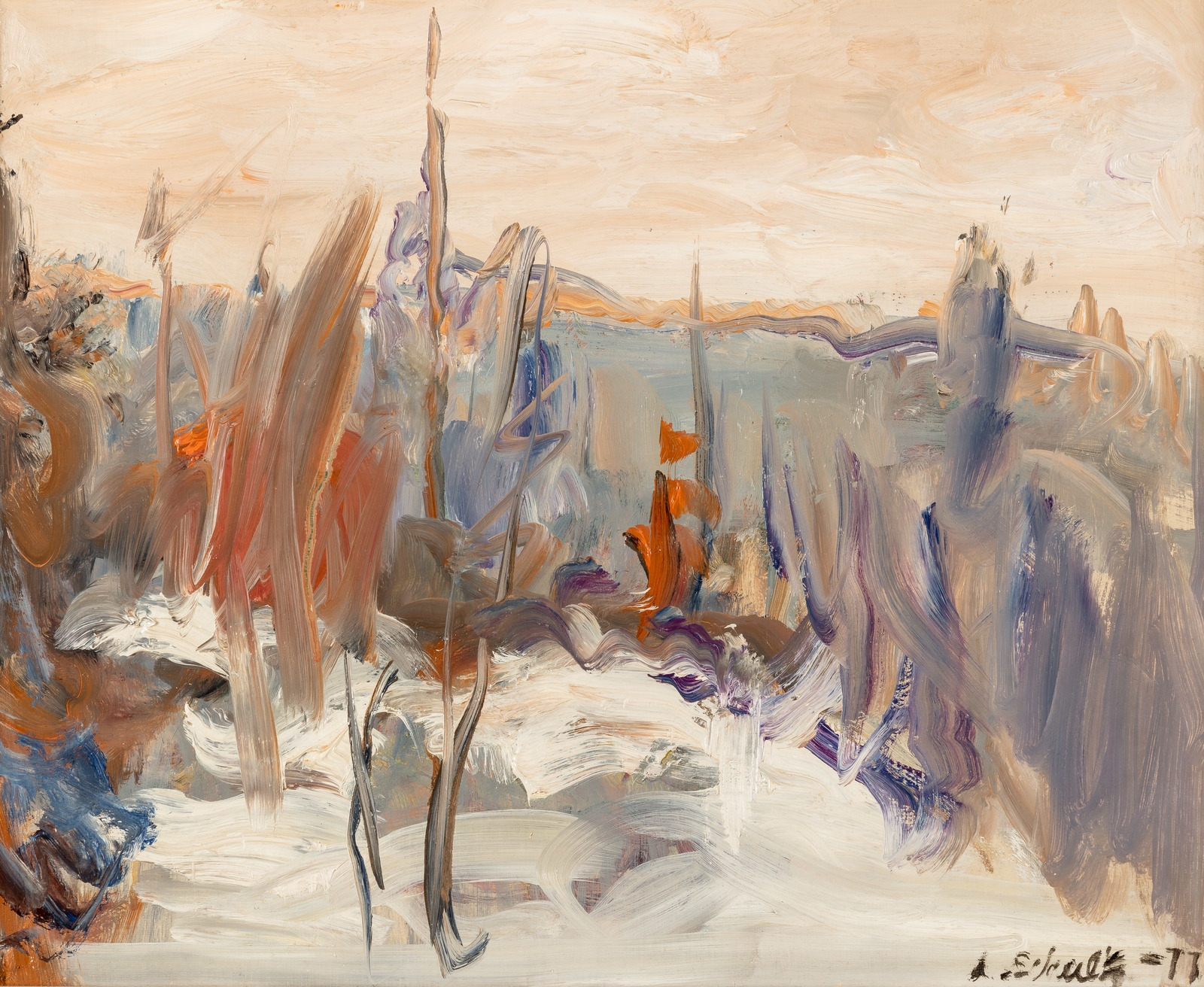 Alexander Schultz | Vinterlandskap (77) | MutualArt