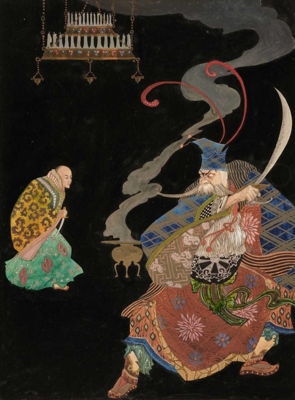 Thomas Blakeley Mackenzie | Aladdin Fights with the Magician | MutualArt