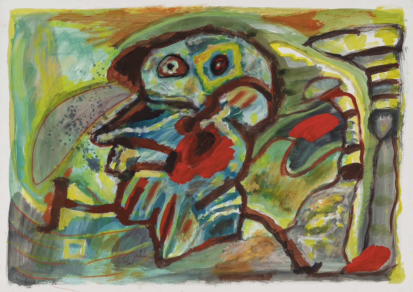 Lucebert | Untitled (1991) | MutualArt