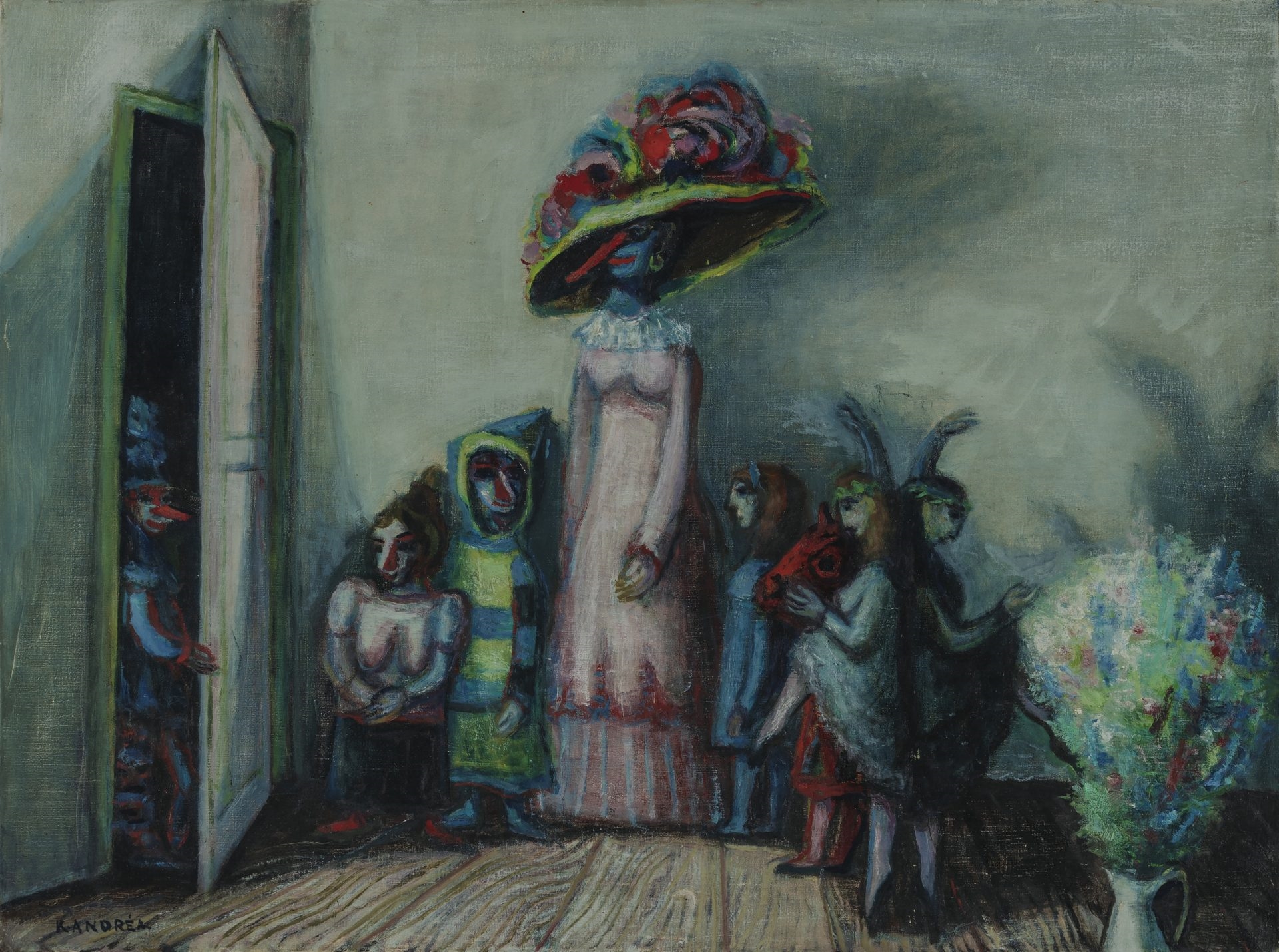 Kees Andrea | Masquerade (1970) | MutualArt