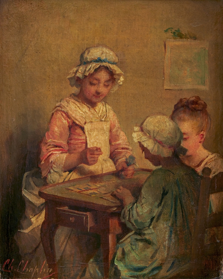 Charles Joshua Chaplin | Les joueurs de lotto | MutualArt